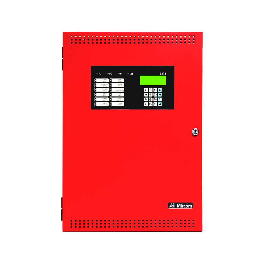 PANEL DE CONTROL DE ALARMA DE INCENDIO DIRECCIONABLE INTELIGENTE DE 240 ...